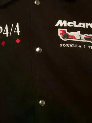 Abercrombie Mclaren Embroidered Bomber Jacket