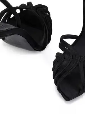 LE SILLA Satin Cage Sandals