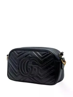 Gucci Gg Marmont Matelassé Calfskin Crossbody Bag