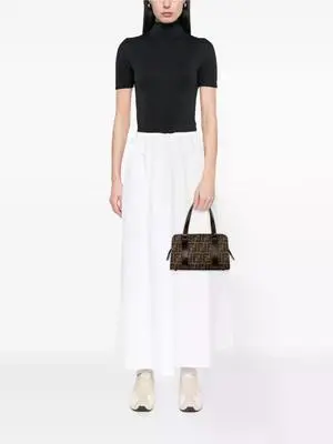 Fendi Zucca Canvas Handbag