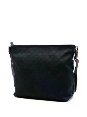 Gucci Gg Canvas Web Crossbody Bag