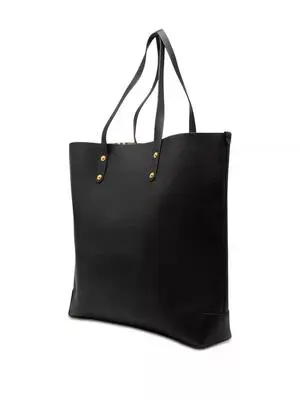 Burberry Large Embossed Leather Crest Tote Bag