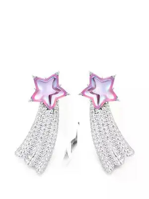 YVMIN Shooting Star Earrings - Silver