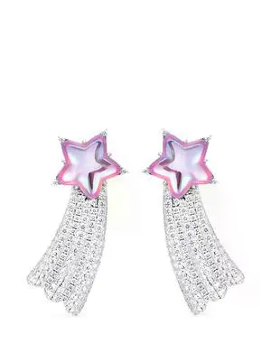YVMIN Shooting Star Earrings - Silver