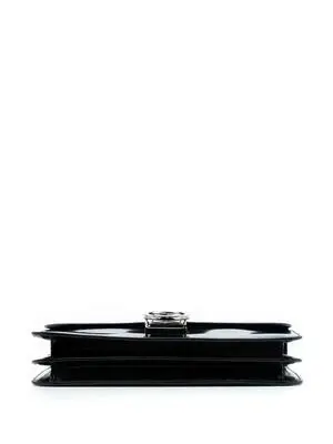 Gucci Patent Leather Interlocking G Crossbody Bag