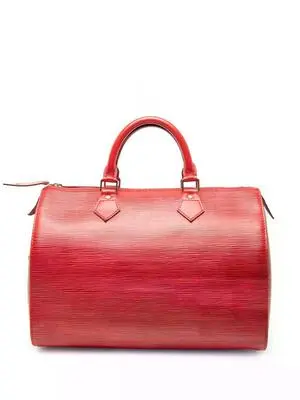 LOUIS VUITTON Epi Speedy 30 Boston Bag - Red