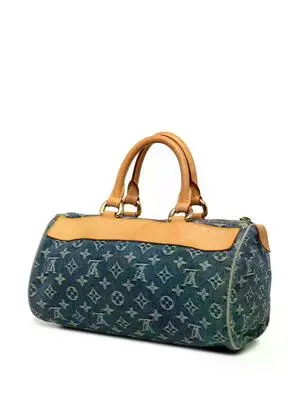 LOUIS VUITTON Monogram Denim Neo Speedy 30 Boston Bag