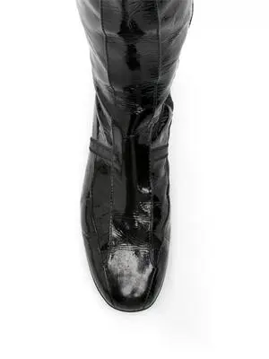 Prada Patent-leather Knee-high Boots