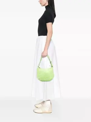 Bottega Veneta Nappa Intrecciato Shoulder Bag - Green