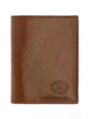 THE BRIDGE Story Logo-embossed Leather Cardholder - Brown