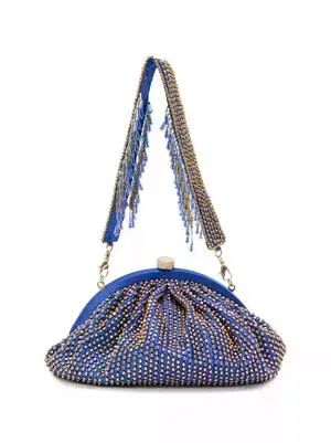 SLO_HAND_MADE Handmade Top Handle Clutch Bag - Blue