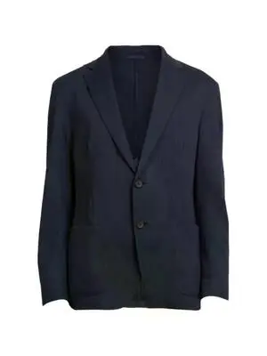 FRADI Seersucker Single-breasted Blazer