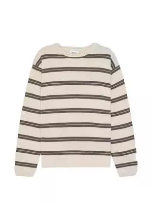 Nn07 Sailor Striped Crew Neck Sweater