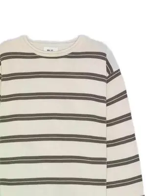 Nn07 Sailor Striped Crew Neck Sweater