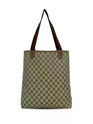 Gucci Gg Supreme Web Tote Bag