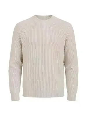 GRAN SASSO Ribbed Knit Raglan Sleeve Sweater - Neutrals
