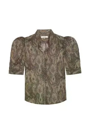 FRAME Gillian Paisley-print Blouse - Neutrals