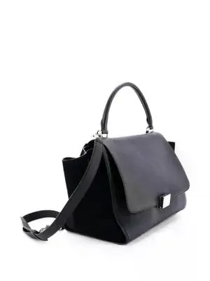 Celine Trapeze Bag Leather Medium Satchel