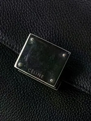 Celine Trapeze Bag Leather Medium Satchel
