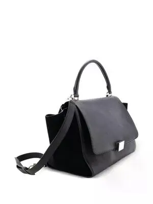 Celine Trapeze Bag Leather Medium Satchel