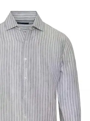 PATRICK ASSARAF Striped Long-sleeve Shirt