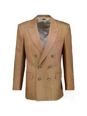 TOM FORD Stripe-print Double-breasted Jacket