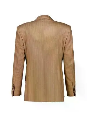 TOM FORD Stripe-print Double-breasted Jacket