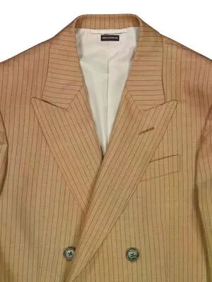TOM FORD Stripe-print Double-breasted Jacket