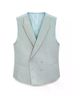 ETIEM TEXTIL S.L. Double-breasted Waistcoat - Grey