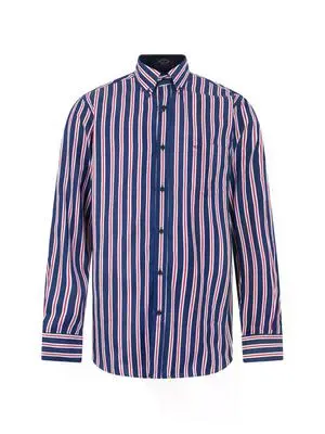 Paul & Shark Striped Long-sleeve Shirt - Blue