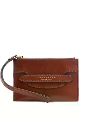 THE BRIDGE Logo Wristlet Clutch Bag
