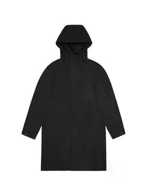 Rains Suva Hooded Hardshell Raincoat - Black