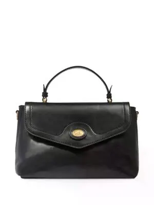 THE BRIDGE Leather Tote Bag - Black