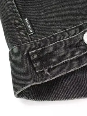 Balenciaga Logo-embroidered Denim Jacket