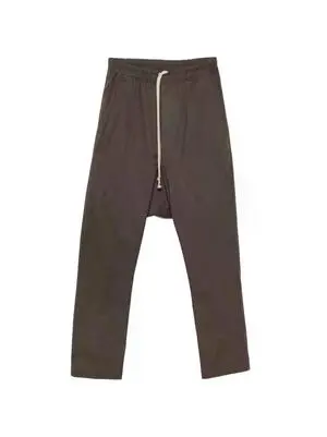 Rick Owens Drawstring Drop-crotch Trousers - Brown