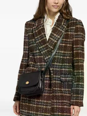 THE BRIDGE Logo-plaque Leather Cross Body Bag