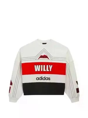Adidas X Willy Chavarria Ny Graphic-print Embroidered Sweatshirt
