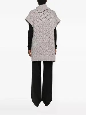 Fabiana Filippi Open-knit Poncho