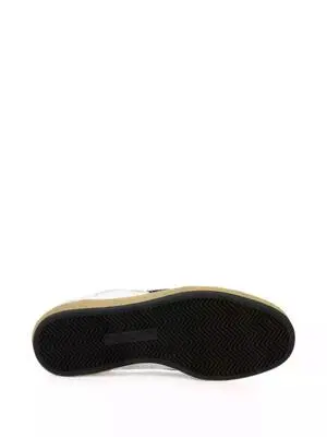 Philippe Model Glitter-patchwork Leather Sneakers