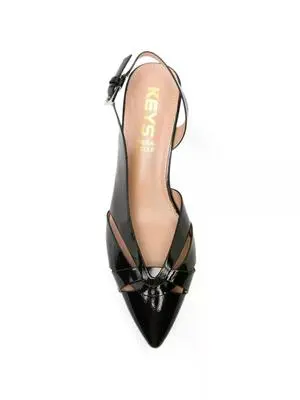 KEYS Crossover Strap Slingback Pumps