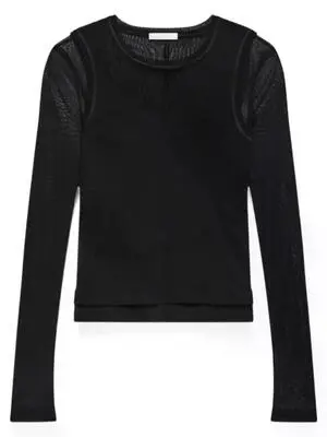 Helmut Lang Mesh Panel T-shirt