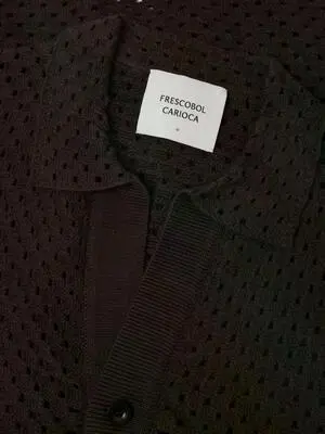 Frescobol Carioca Pinto Crochet Shirt