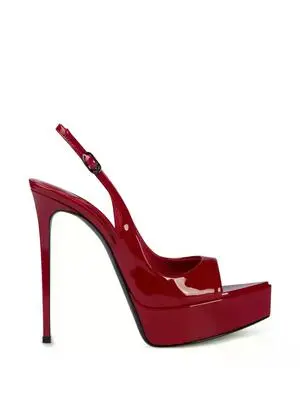 LE SILLA Uma Slingback Sandals - Red