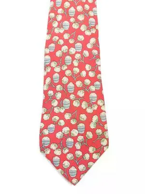 Hermès Silk Graphic-print Neck Tie