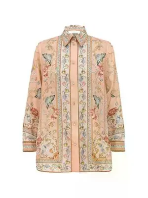 Zimmermann Silk Floral-print Shirt