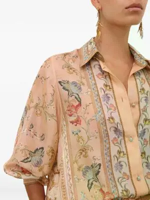 Zimmermann Silk Floral-print Shirt