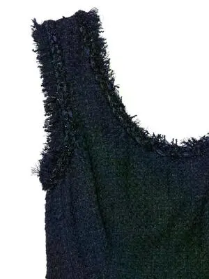 SELF-PORTRAIT Bouclé Midi Dress