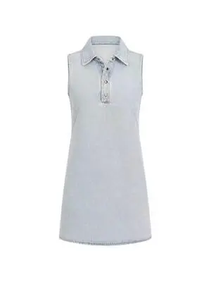 FRAME Sleeveless Denim Mini Dress