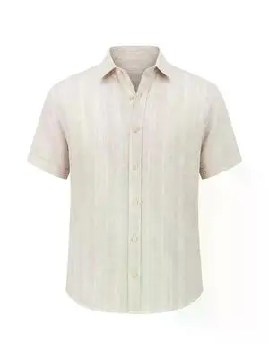 PYA Stripe-pattern Short-sleeve Shirt