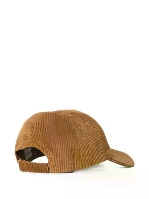 Moncler Corduroy Baseball Cap - Brown